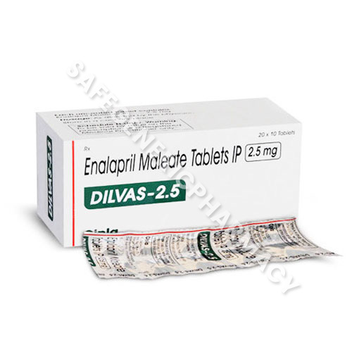 Buy Dilvas Tablet (Enalapril) Online At Cheap Price