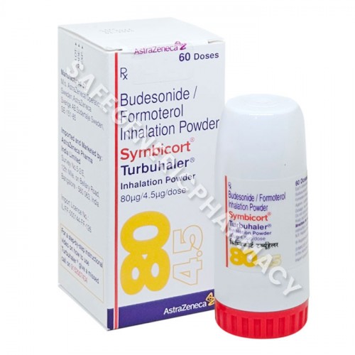 Symbicort 80mcg/4.5mcg Turbuhaler : (Formoterol + Budesonide) Online At ...